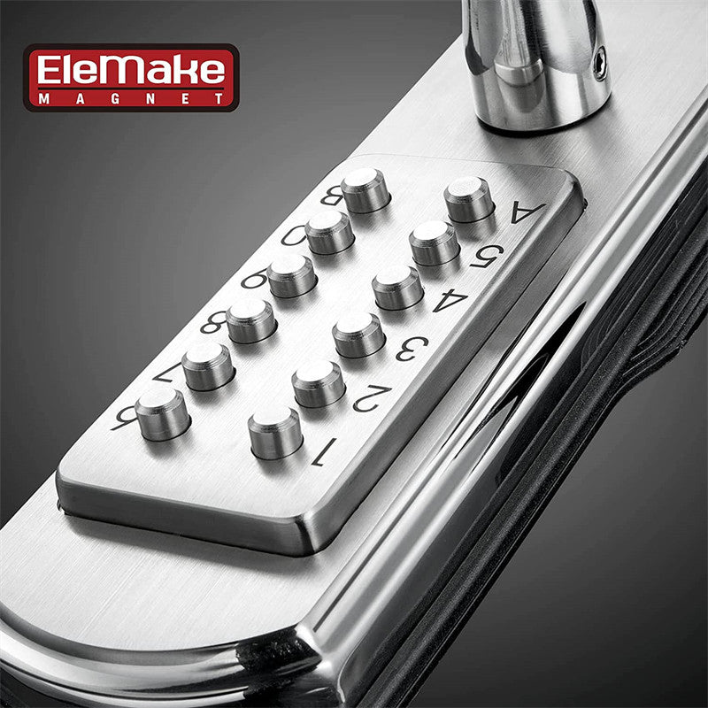 Elemake Keyless Entry Door Lock, Mechanical Lock with Keypad, Security ...