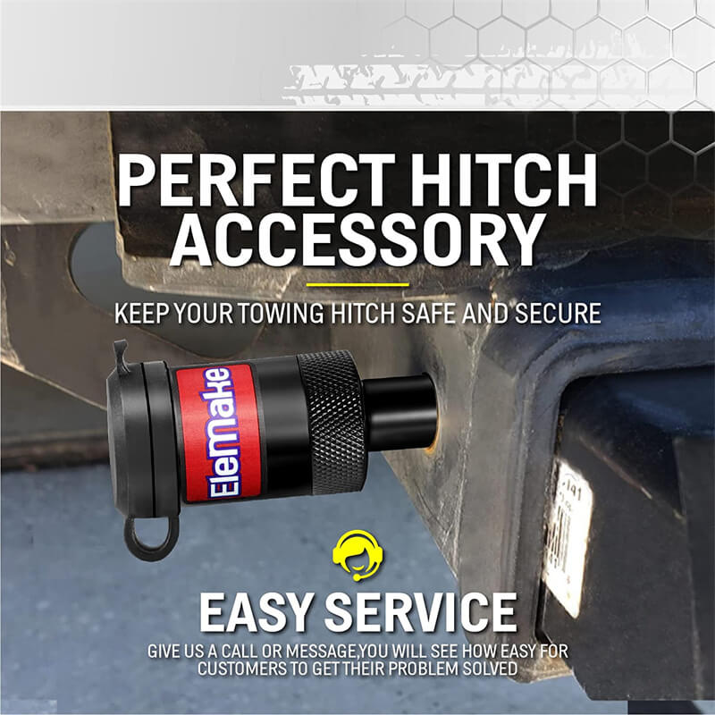 Elemake Hitch Pin Lock - Trailer Hitch Lock 5/8" Hitch Pin Tow Receiver ...